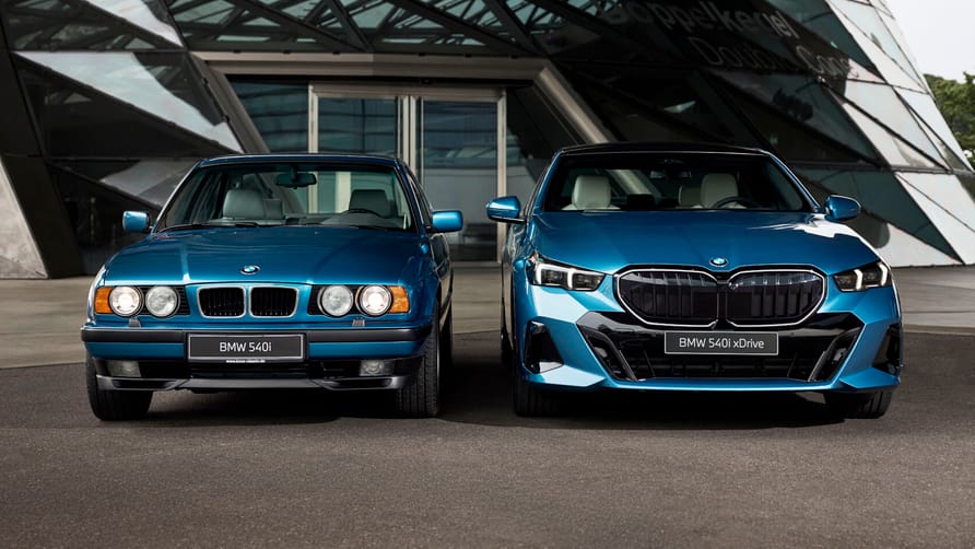 This new straight-six BMW 540i honours the old E34 540i, and now we ...