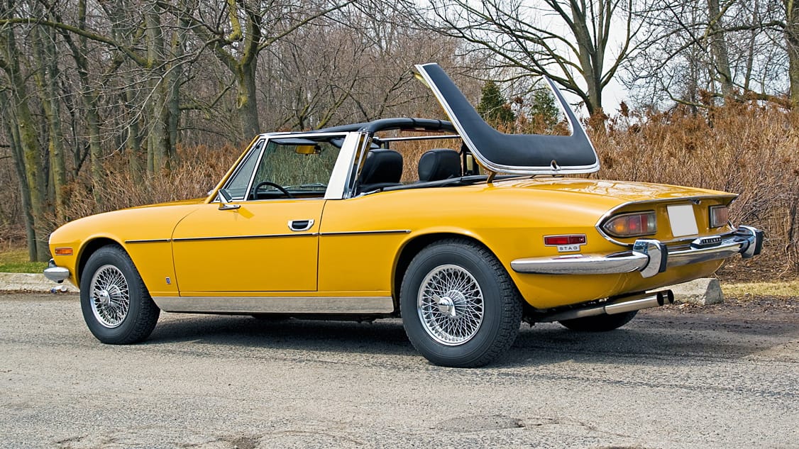 Overheating Triumph Stag blamed for UK heatwave, claim meteorologists ...