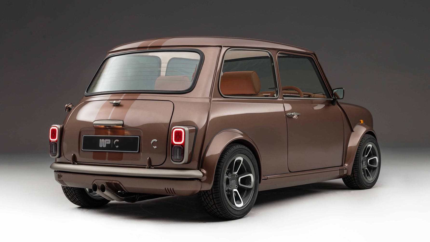 David Gandy's bespoke Mini gets a 110bhp rally engine and much brown ...