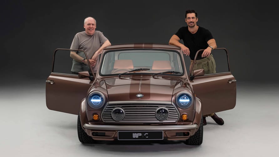 David Gandy's bespoke Mini gets a 110bhp rally engine and much brown ...