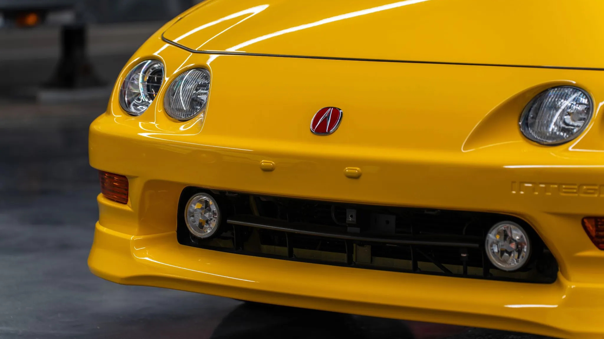 integra type r yellow