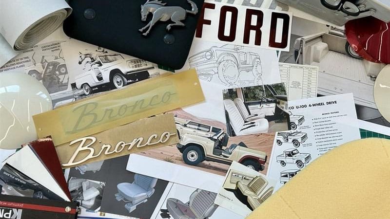 The Ford Bronco Roadster is an ice-cool one-off with two seats and a ...