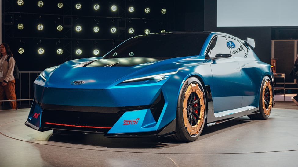 Good grief, check out Subaru’s pointy new STI concept | Top Gear