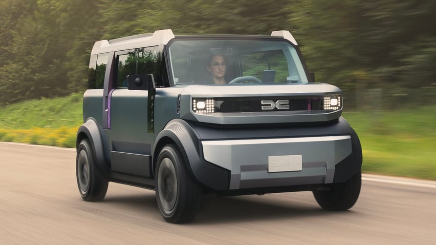 The Dacia Hipster concept is a tiny lightweight inspired by the OG Mini ...