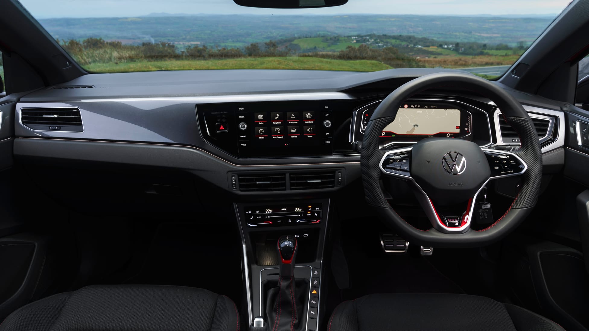 Volkswagen Polo GTI Interior Layout & Technology | Top Gear