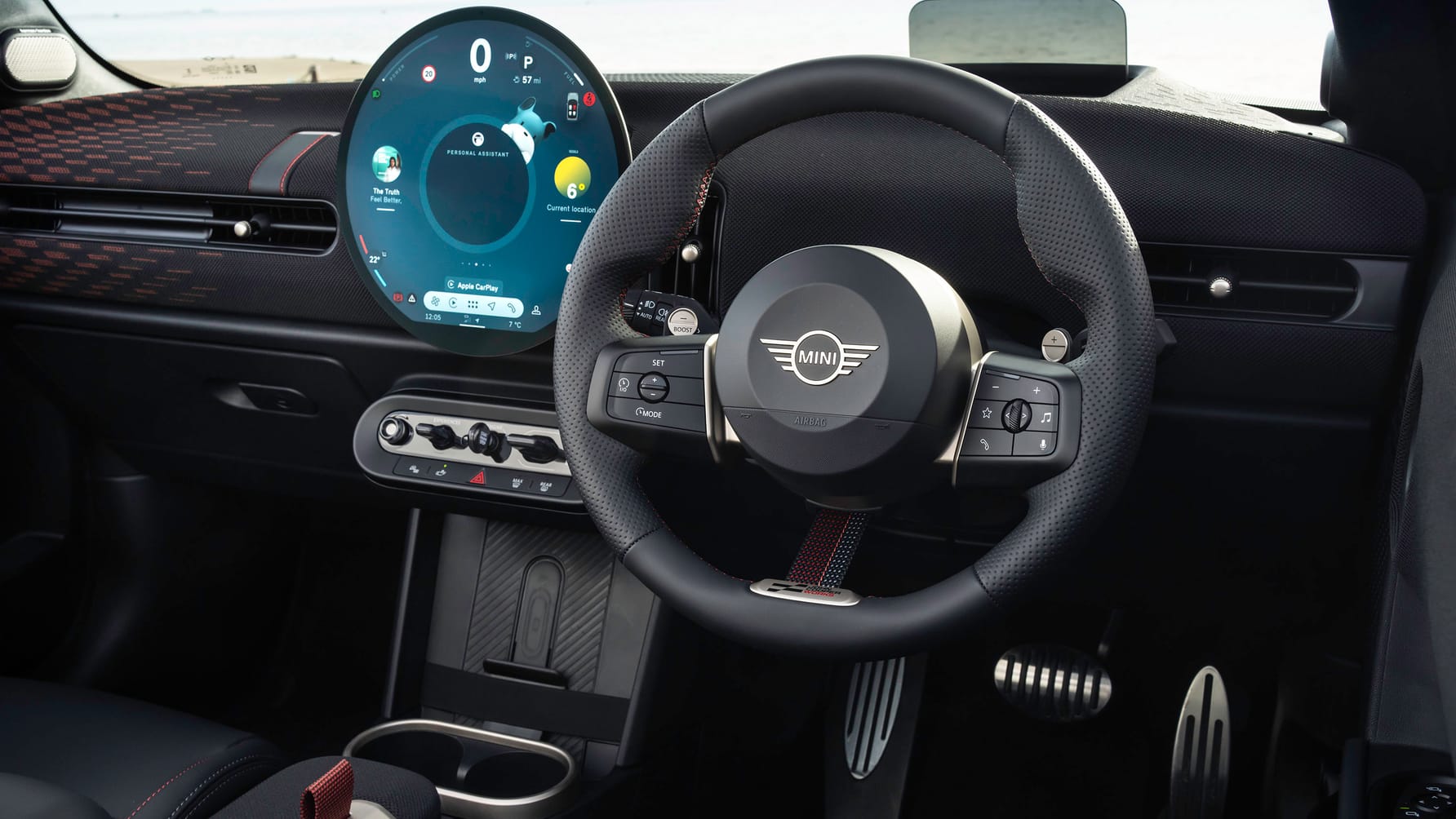 Mini Convertible Interior Layout & Technology | Top Gear