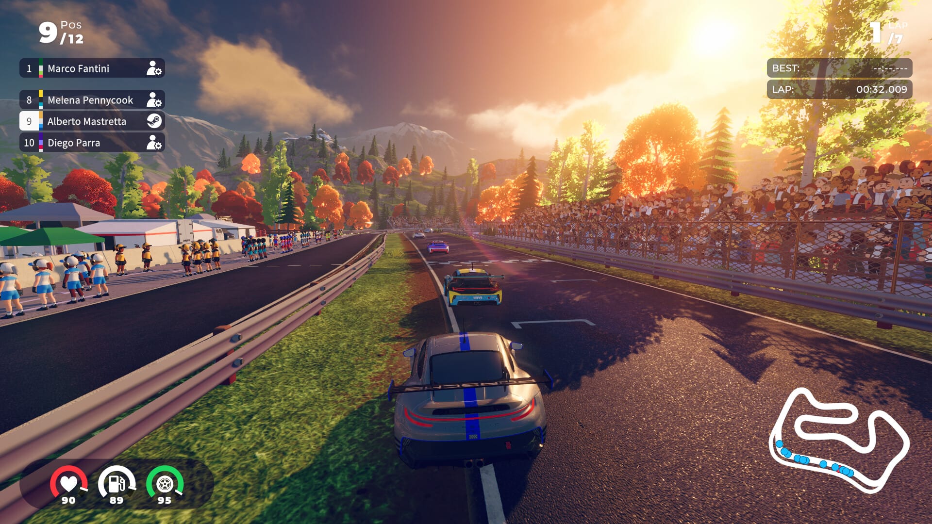 One of the most serious racing simulators has taken an abrupt left-turn ...
