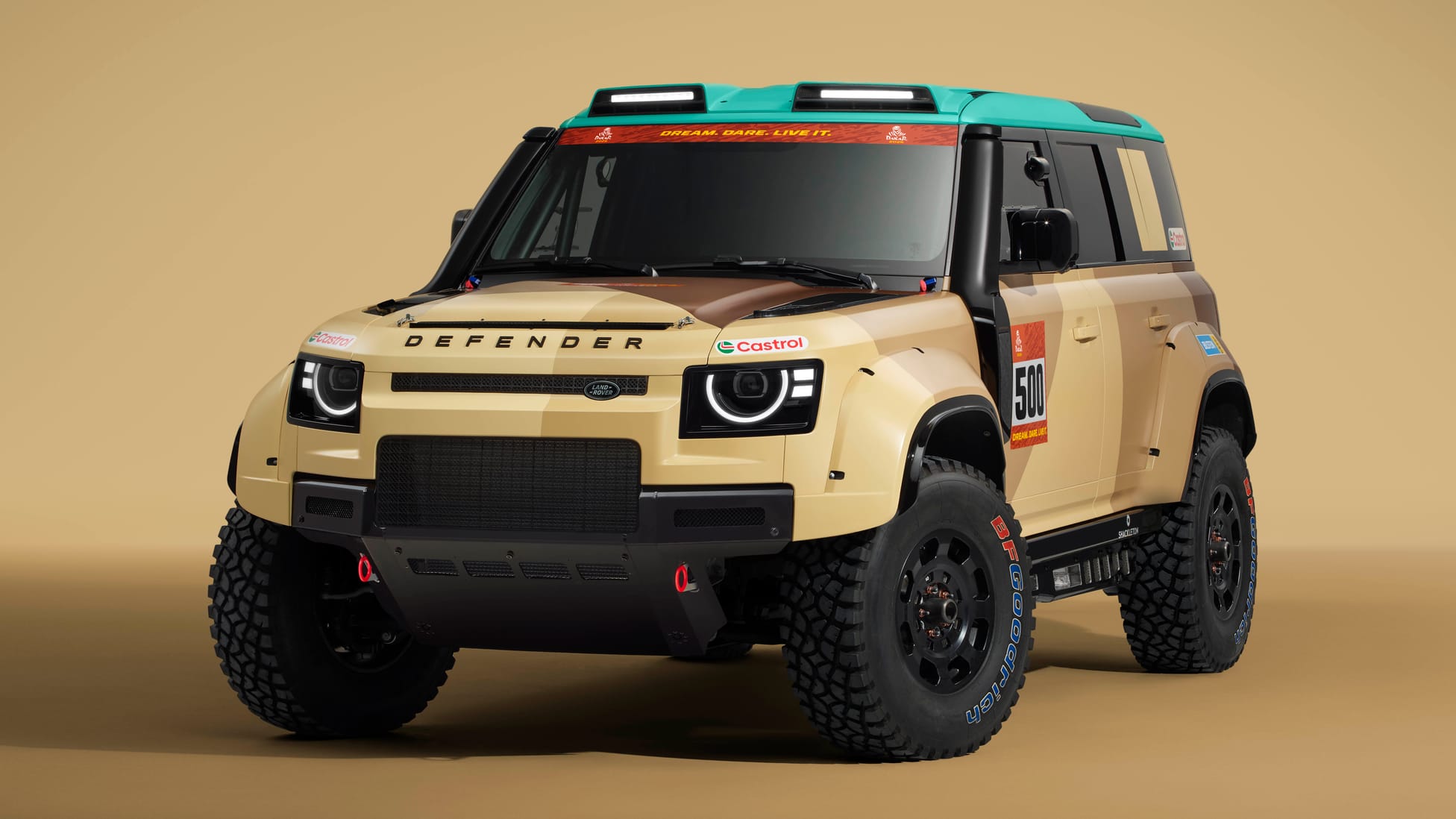 This is the Land Rover Defender that will compete in the Dakar | Top Gear