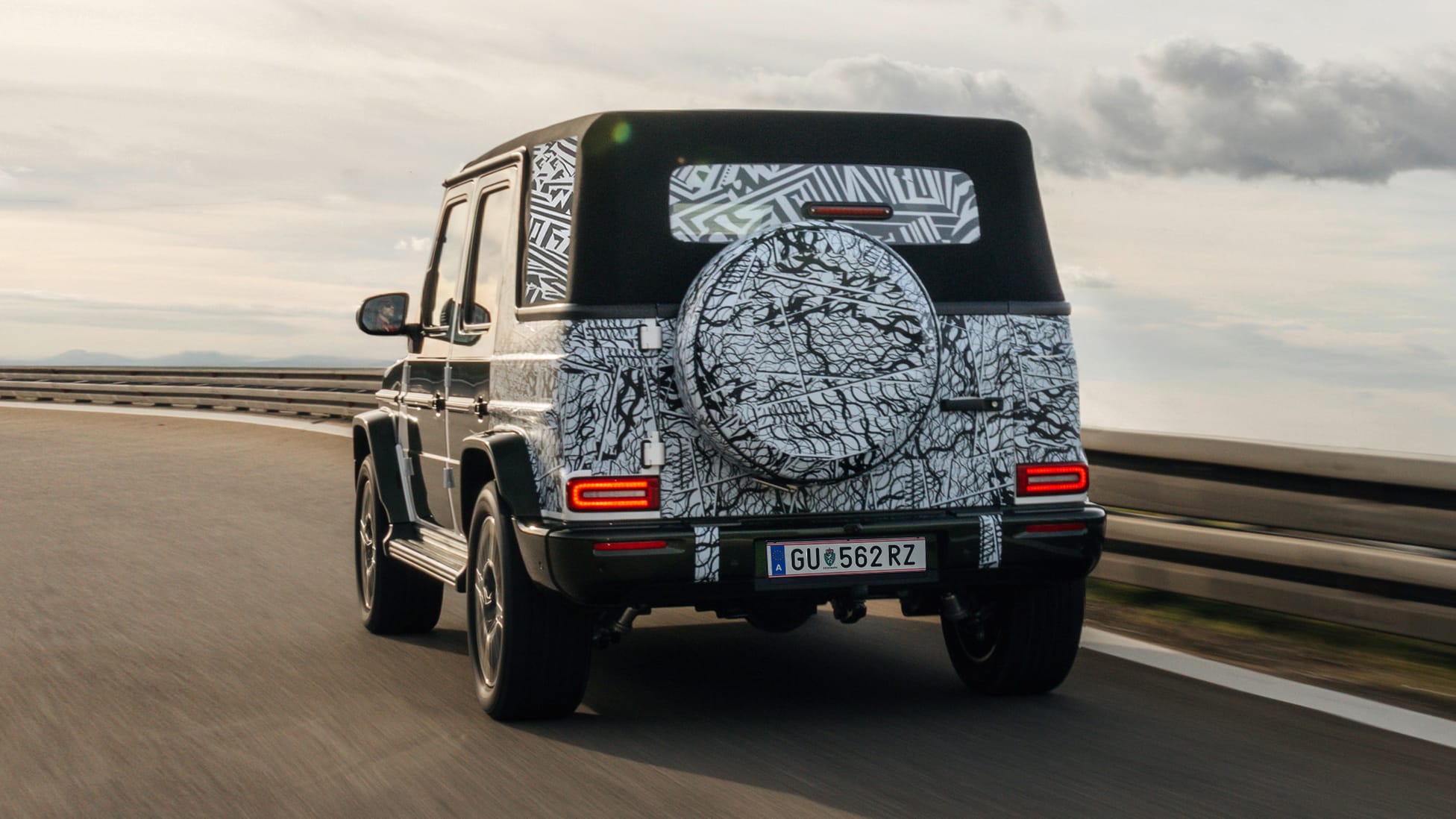 A new G-Class Cabriolet is coming, and we’re not sure the camo is doing ...