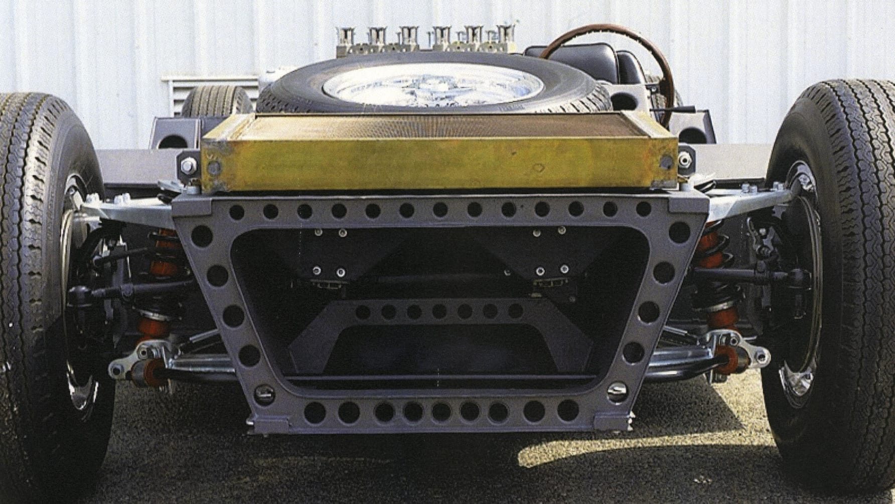 Can you guess what gorgeous, iconic supercar this chassis belongs to ...