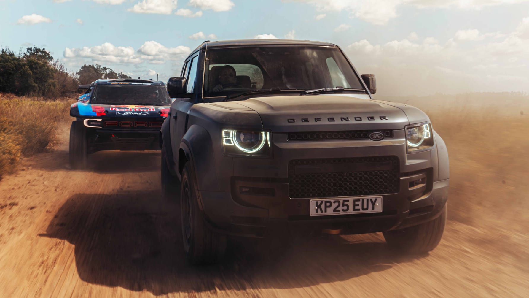 Dakaaarrrggghhh! Land Rover Defender Octa vs Ford Raptor T1+ | Top Gear