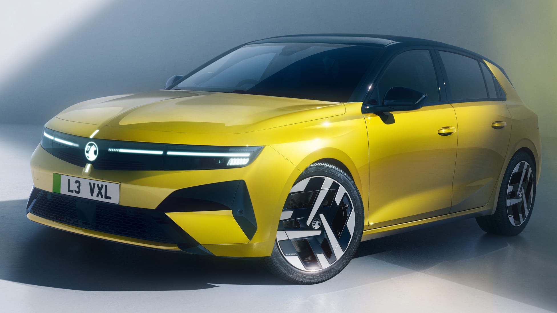 The refreshed Vauxhall Astra gets more e-range and an illuminated ...