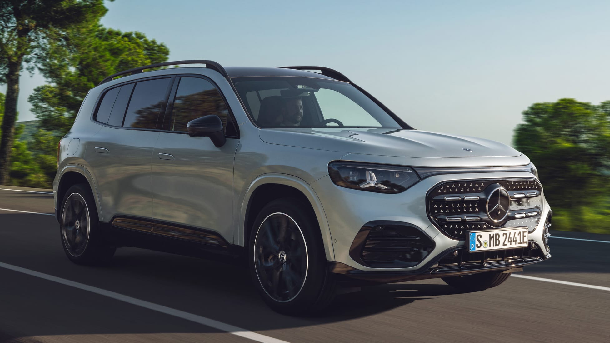 This is the new all-electric Mercedes GLB, but it'll come as a hybrid ...