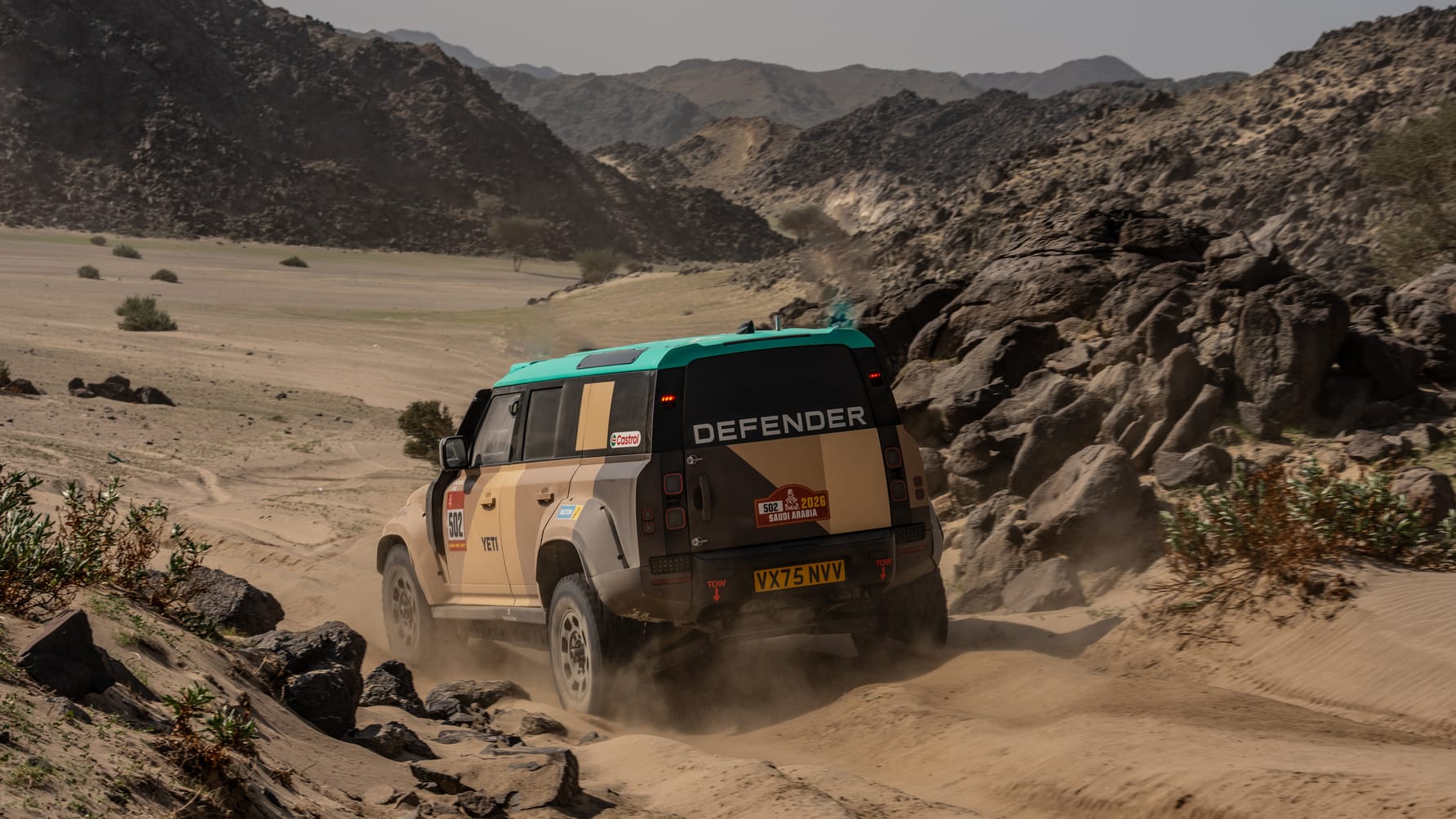 Rokas Baciuška makes Dakar history for Defender | Top Gear