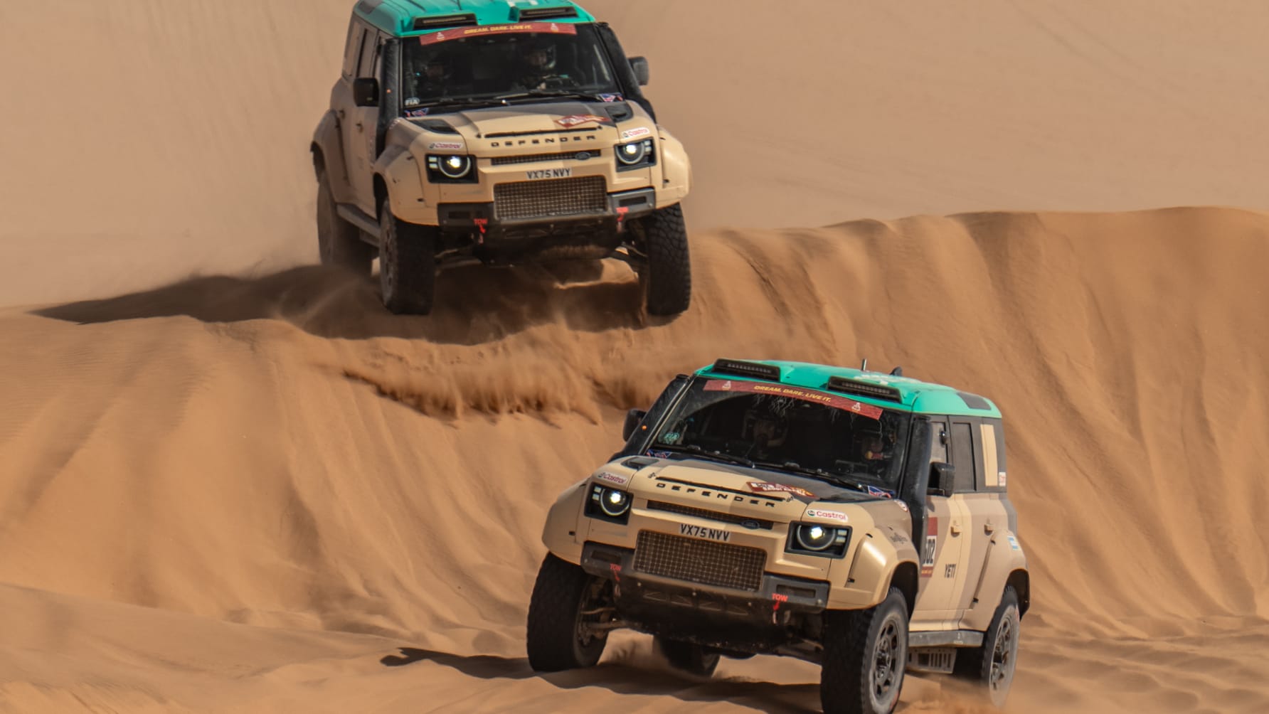 Defender kicks off the second half of Dakar 2026 with another stage win ...
