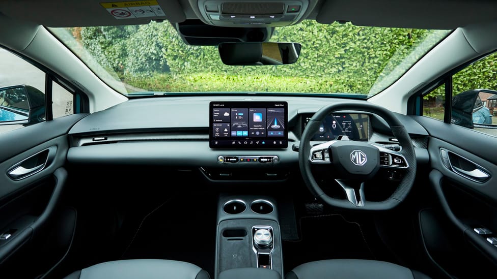 MG Motor UK MG4 Interior Layout & Technology | Top Gear