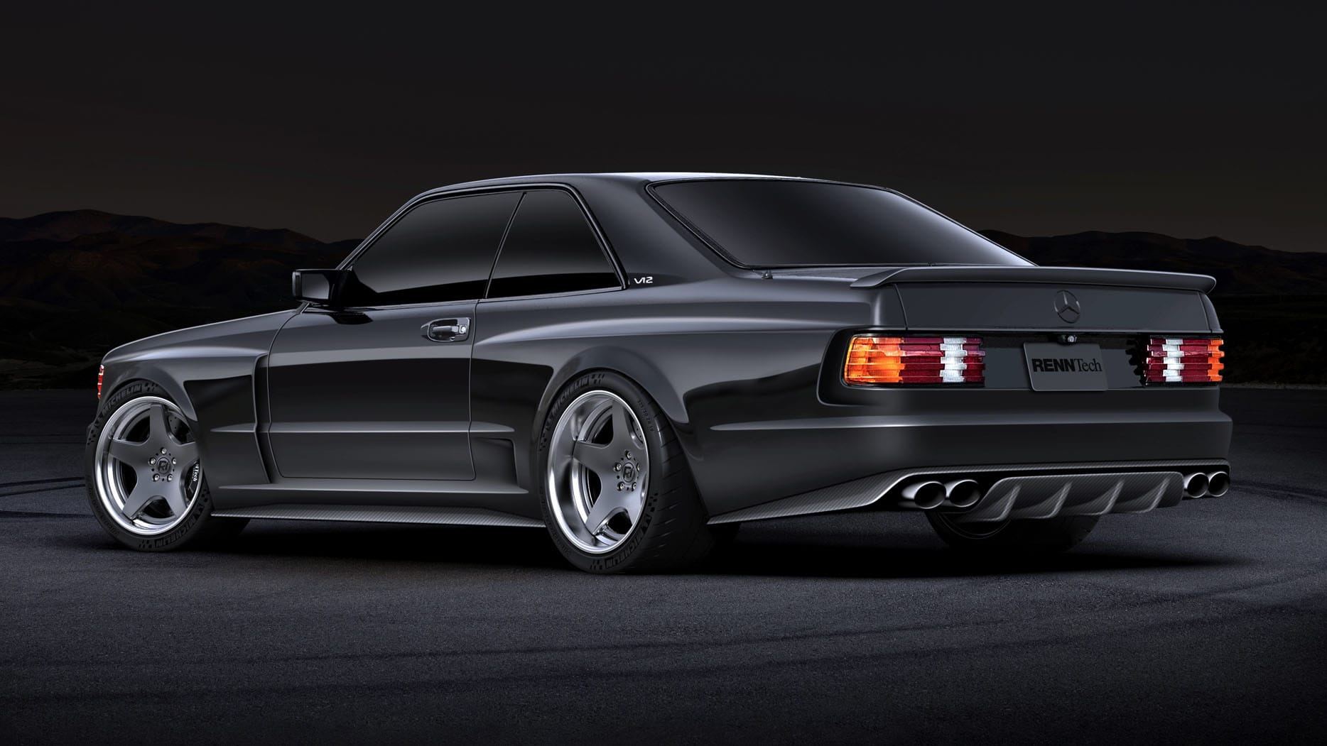 Renntech’s ‘Sledgehammer’ is a nat-asp, 7.5-litre widebody V12 Mercedes ...