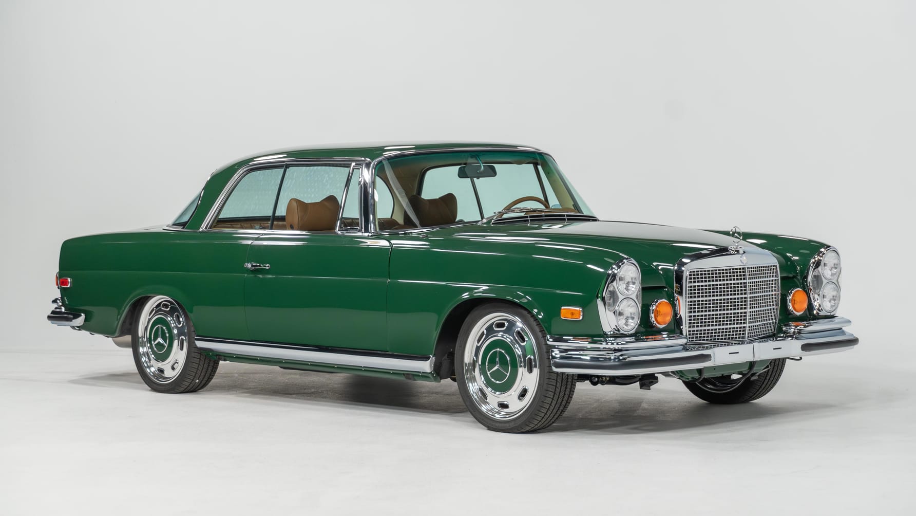 This glorious old Mercedes 280SE has been filled with a 5.4-litre AMG ...