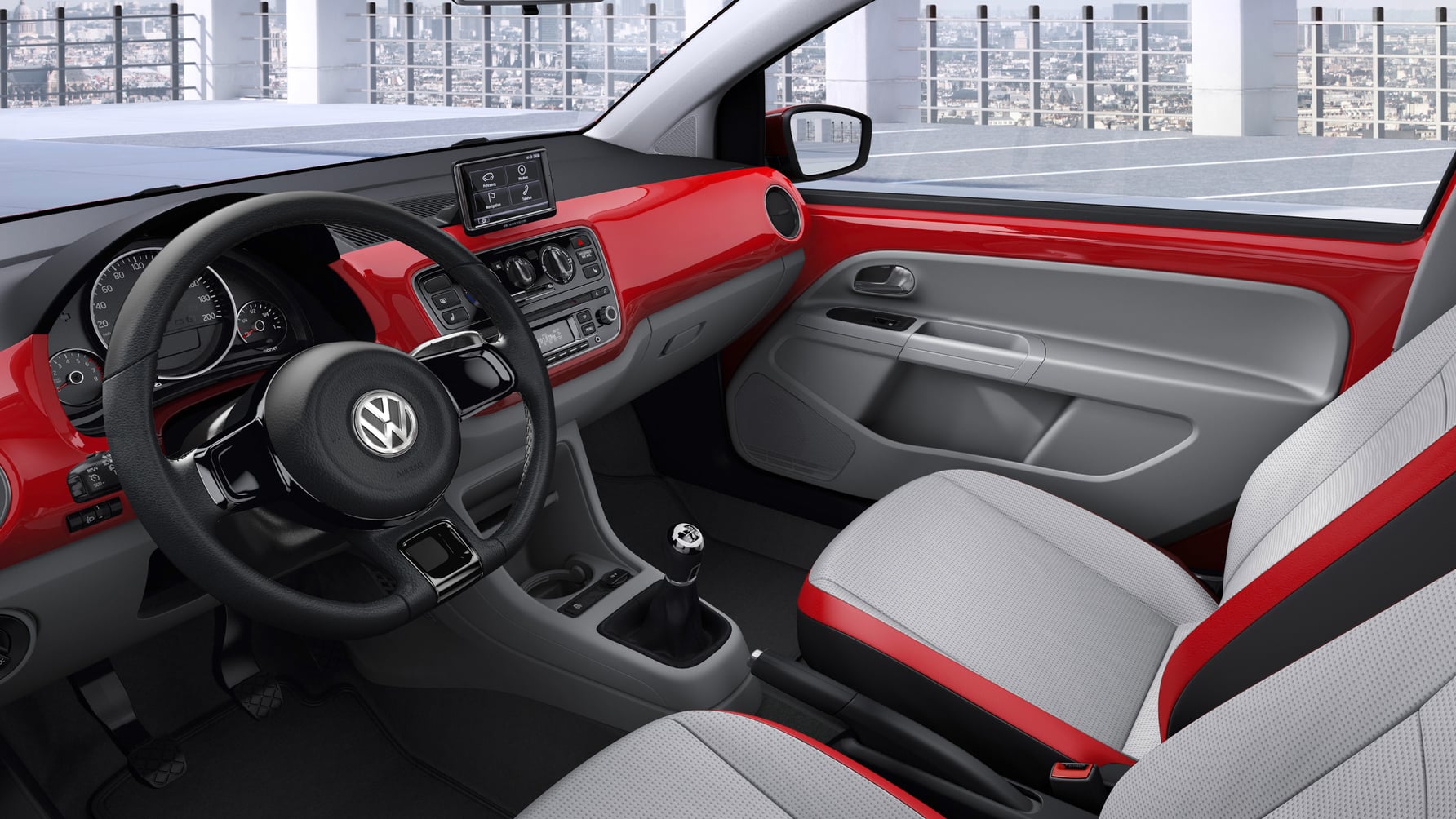 Volkswagen Up Interior Layout & Technology | Top Gear