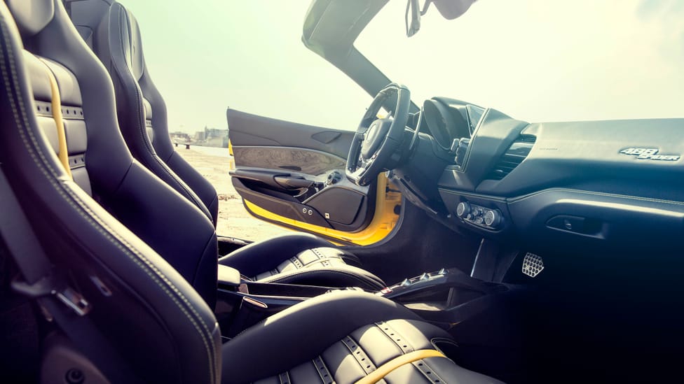 Ferrari 488 Spider Interior Layout & Technology | Top Gear