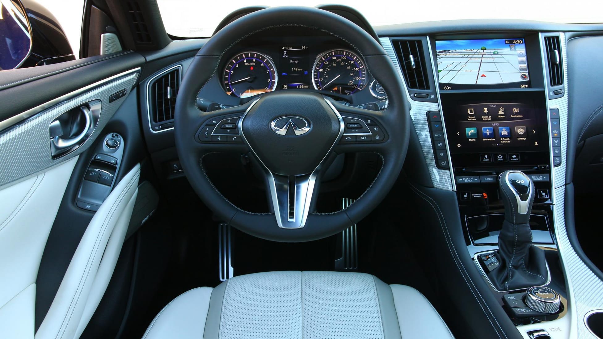 Infiniti Q60 Coupe Interior Layout & Technology | Top Gear