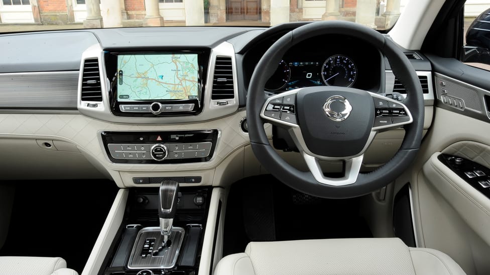 Ssangyong Rexton Interior Layout & Technology | Top Gear