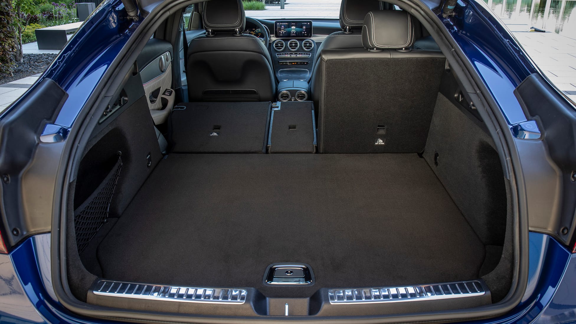 Mercedes-Benz GLC Coupe Interior Layout & Technology | Top Gear