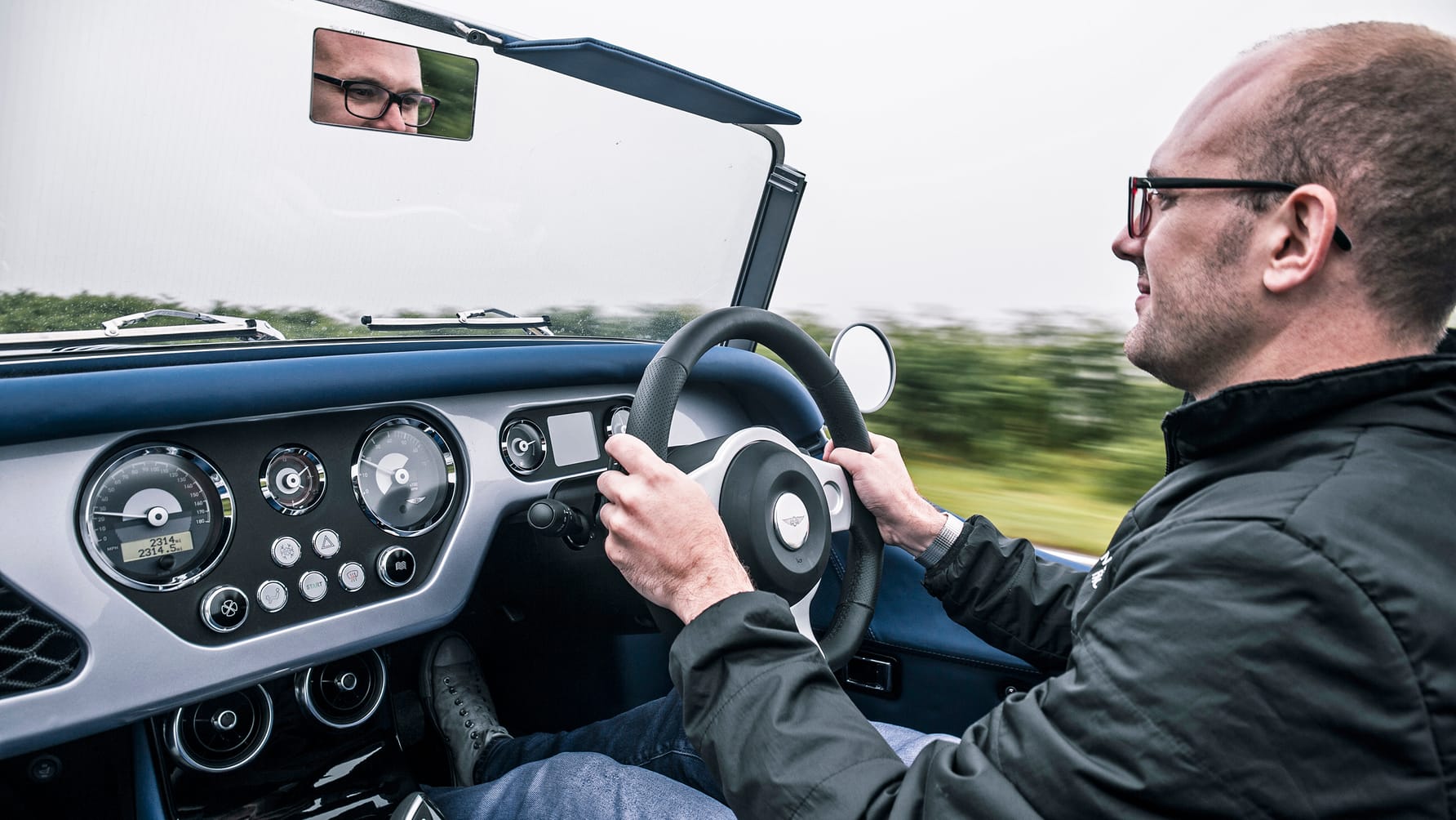 Morgan Plus Six Interior Layout & Technology | Top Gear