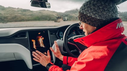 Tesla Model X Interior Layout & Technology | Top Gear