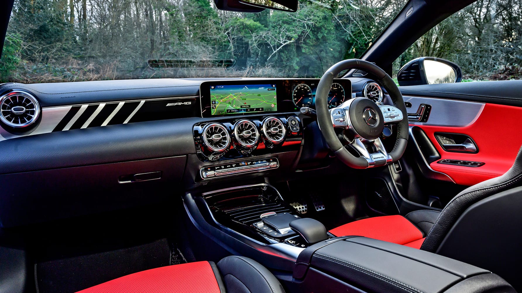 Mercedes-Benz AMG CLA45 Interior Layout & Technology | Top Gear