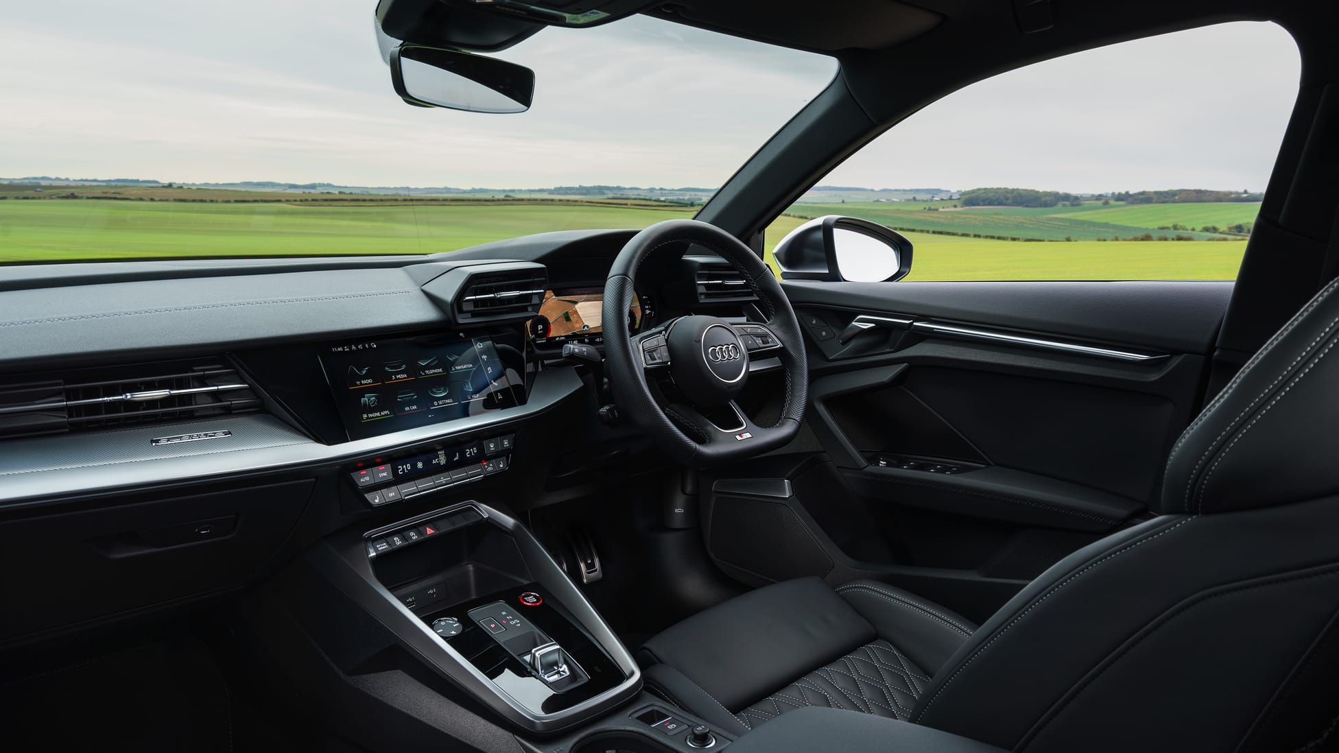 Audi S3 Interior Layout & Technology | Top Gear