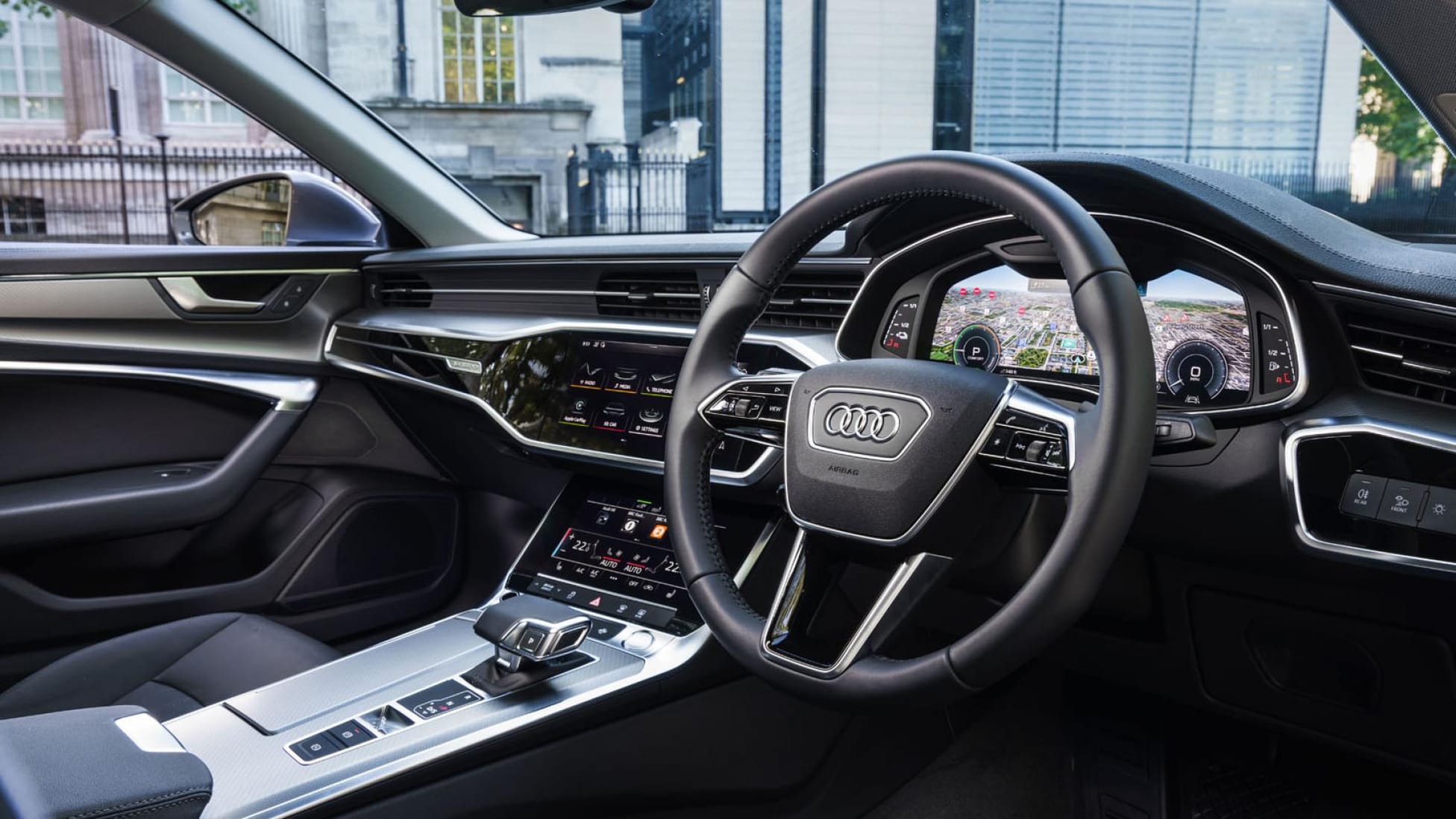 Audi A6 Interior Layout & Technology | Top Gear