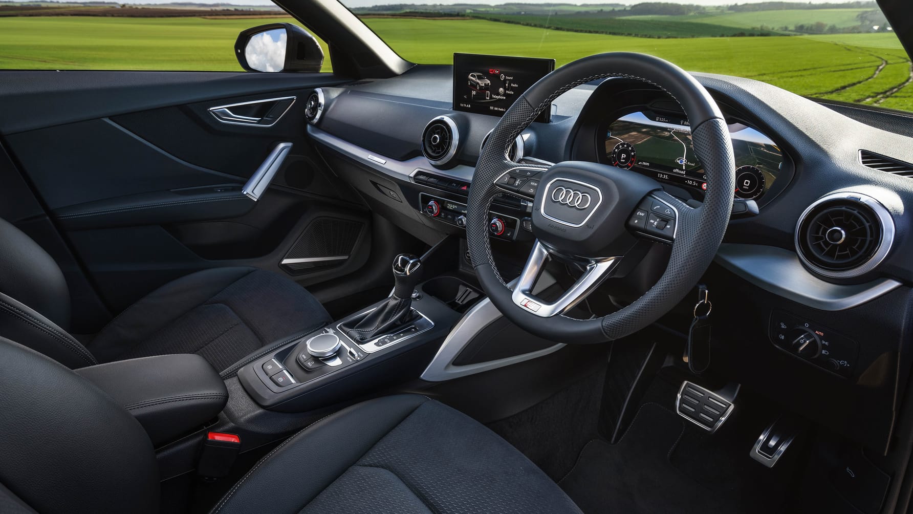 Audi Q2 Interior Layout & Technology | Top Gear