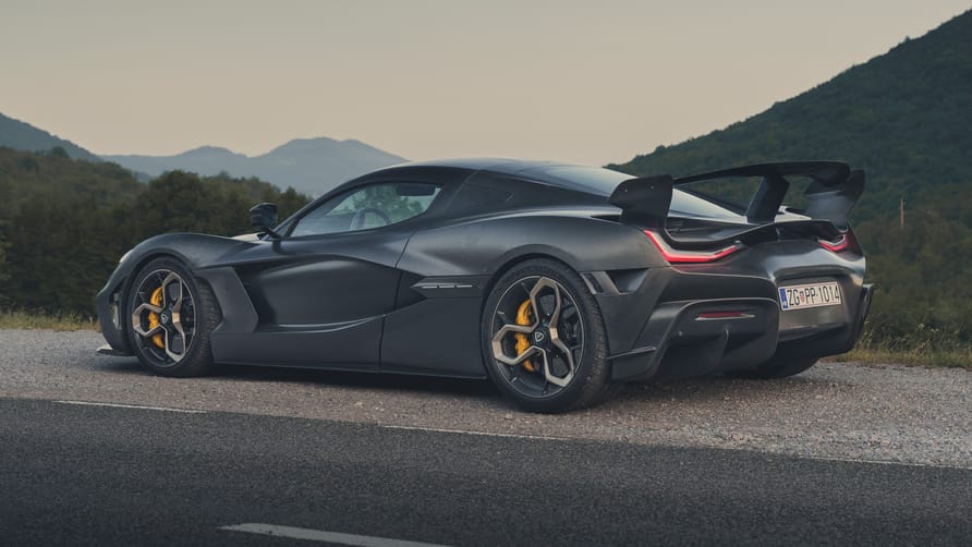 Rimac Nevera Driving, Engines & Performance | Top Gear