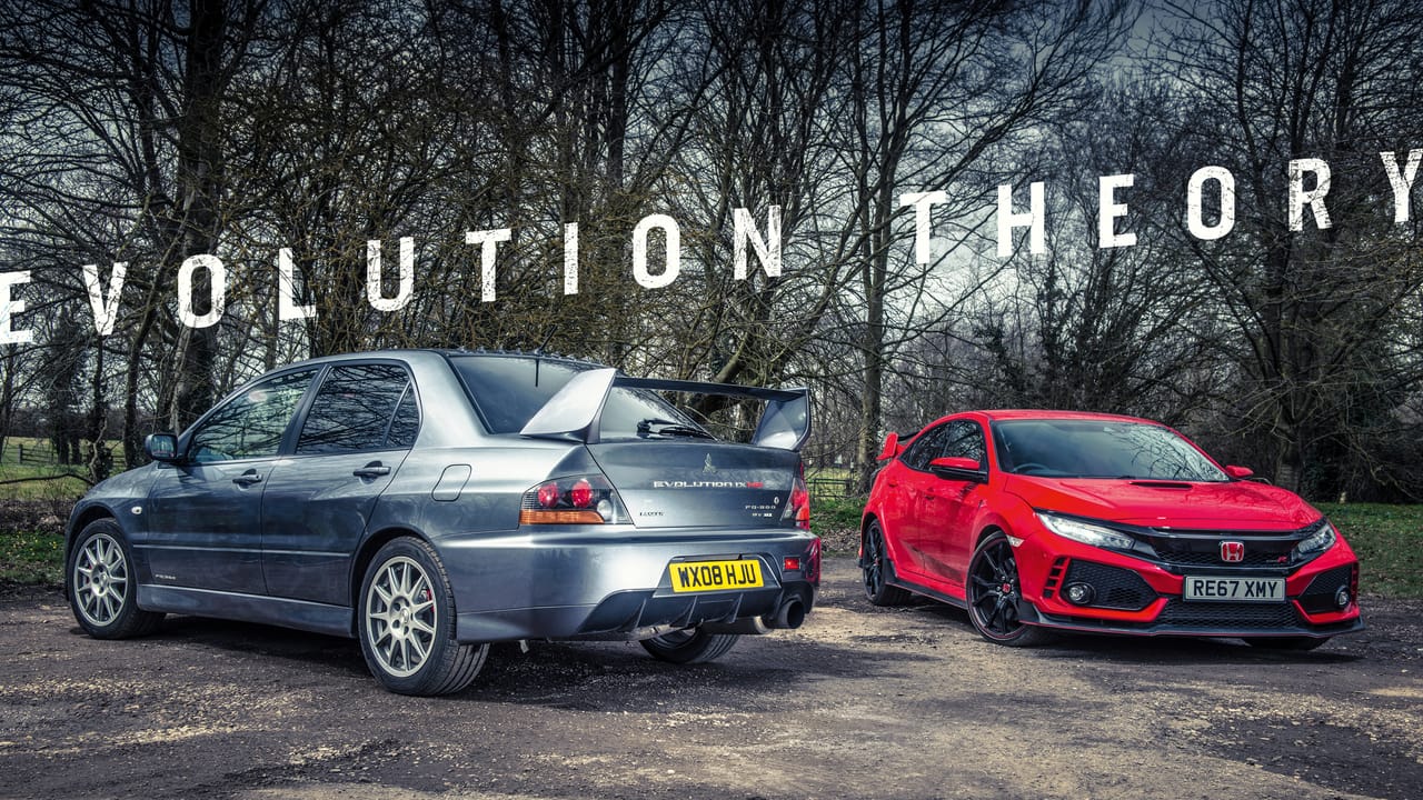 Fight! Honda Civic Type R vs Mitsubishi Evo IX MR FQ-360 | Top Gear
