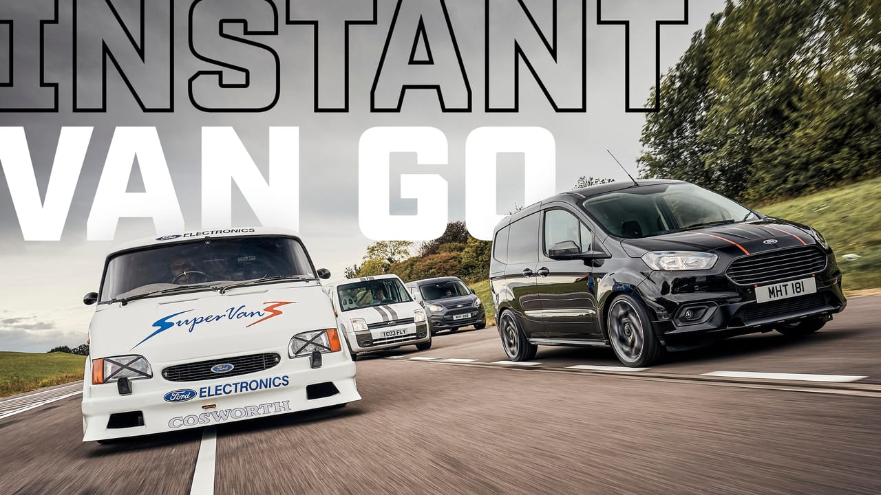 Supervans: TG tests Ford's craziest fast Transits | Top Gear