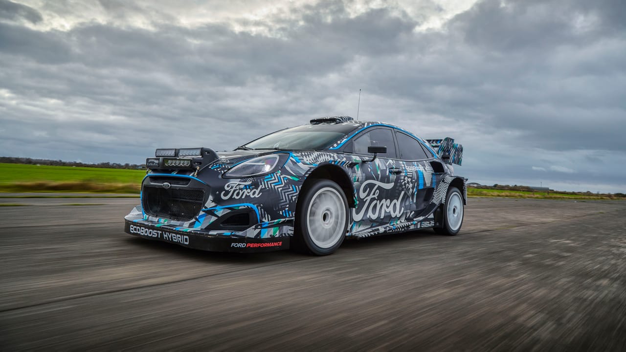 A closer look at Ford's new hybrid Puma WRC racer | Top Gear