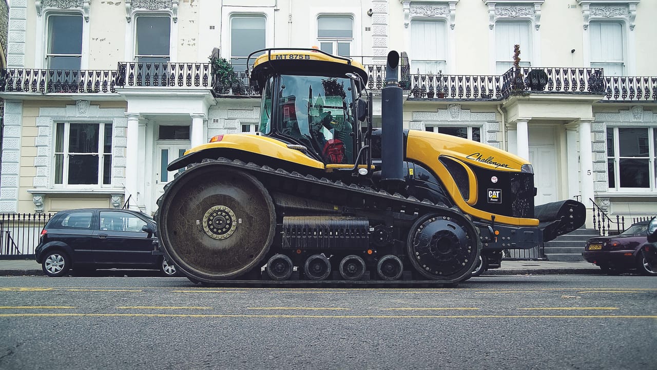 From the archives: commuting in the Agco Challenger MT875B | Top Gear