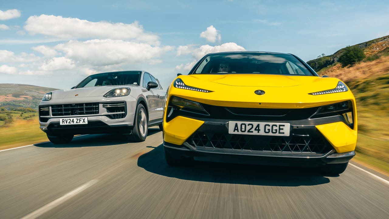 Electrified super SUVs: Lotus Eletre R vs Porsche Cayenne Turbo e ...