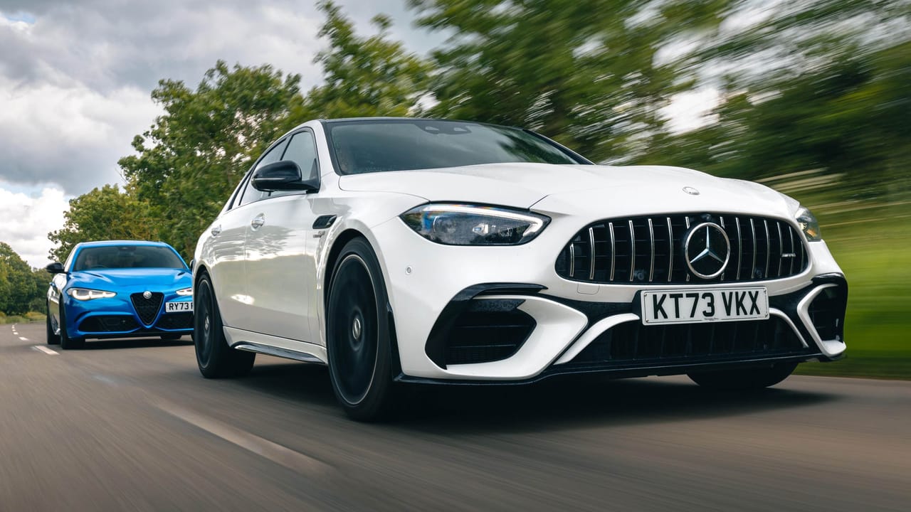 Head to head: Mercedes-AMG C63 S vs Alfa Romeo Giulia Quadrifoglio ...
