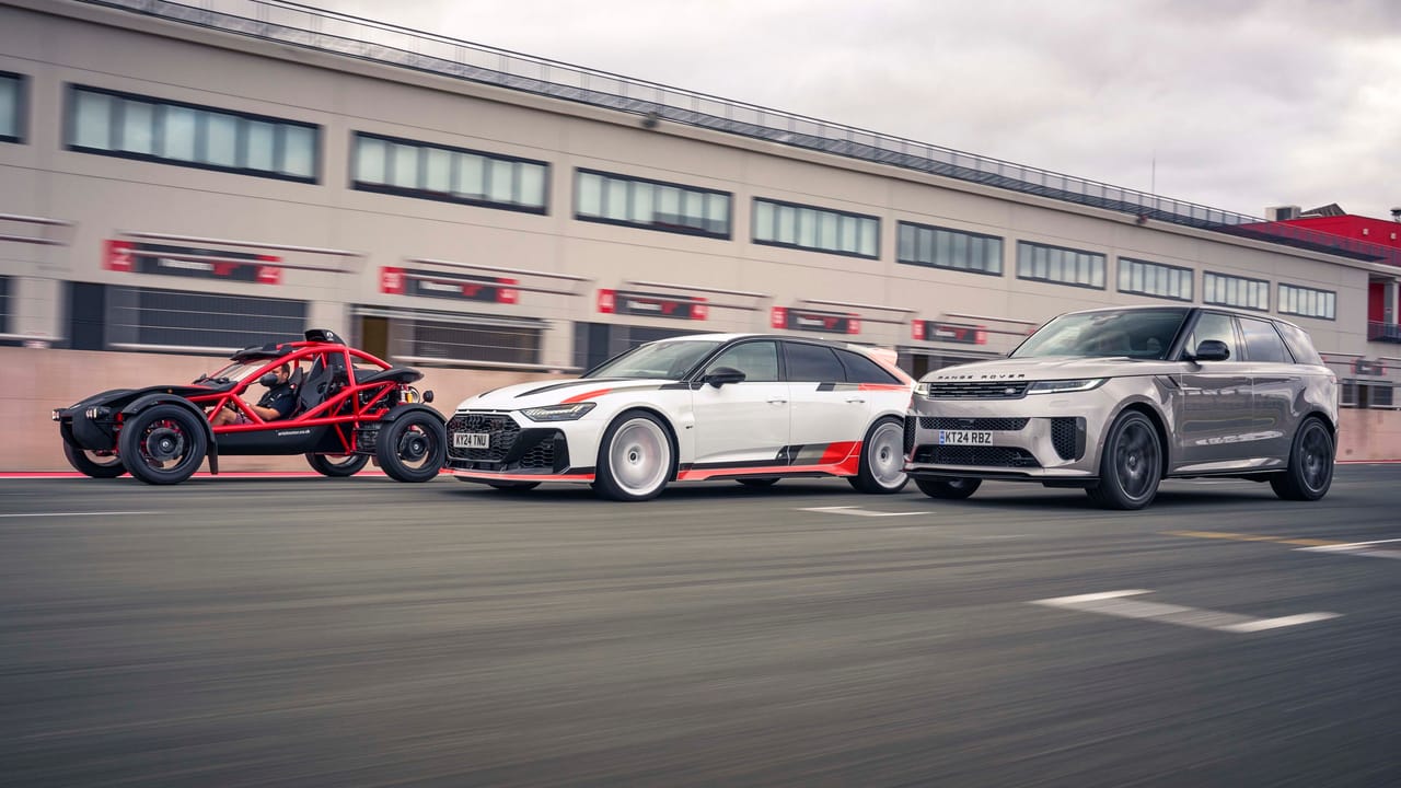 Range Rover Sport SV vs Ariel Nomad and Audi RS6 GT | Top Gear