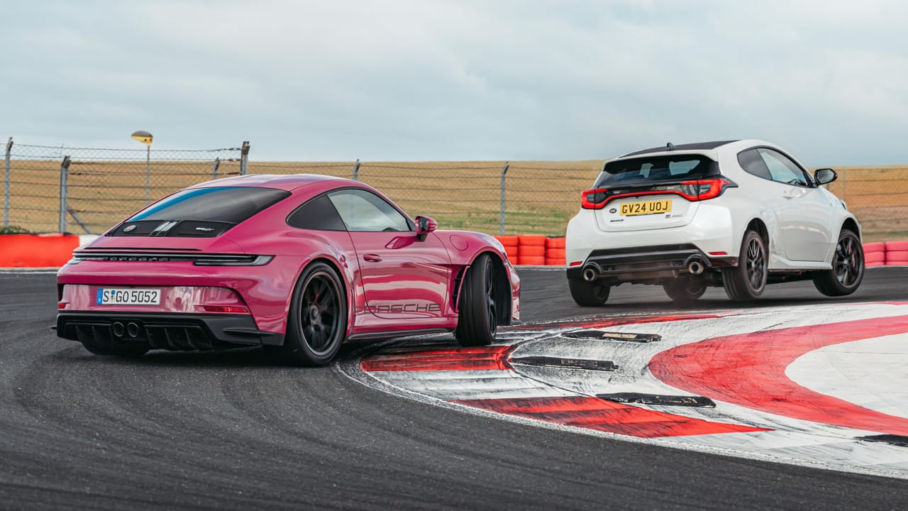 Porsche 911 S/T vs Toyota GR Yaris: the manual gearbox battle | Top Gear