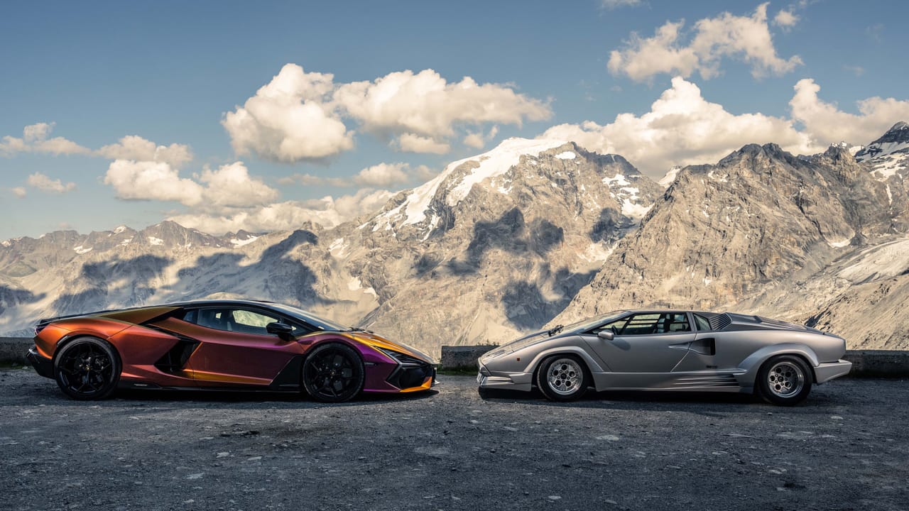 "Plain hard work": driving the last ever Lamborghini Countach up the ...