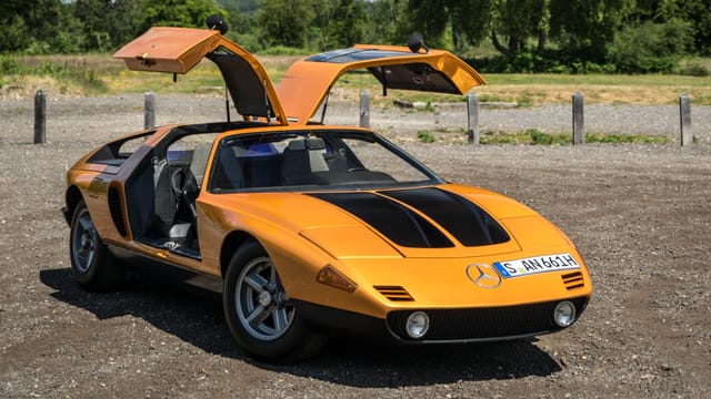Driving Merc's revolutionary C111 concept | Top Gear