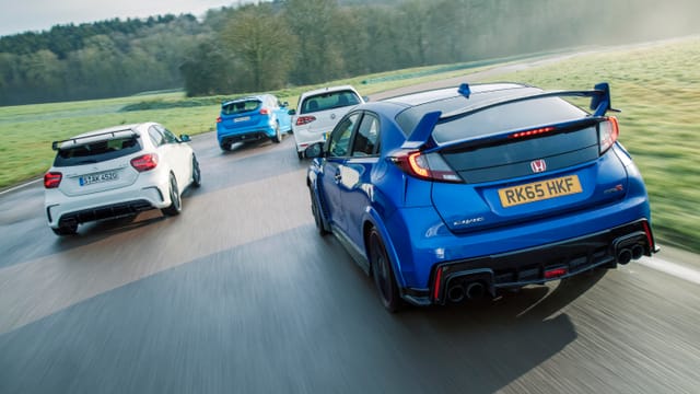 Ford Focus RS vs the rivals | Top Gear