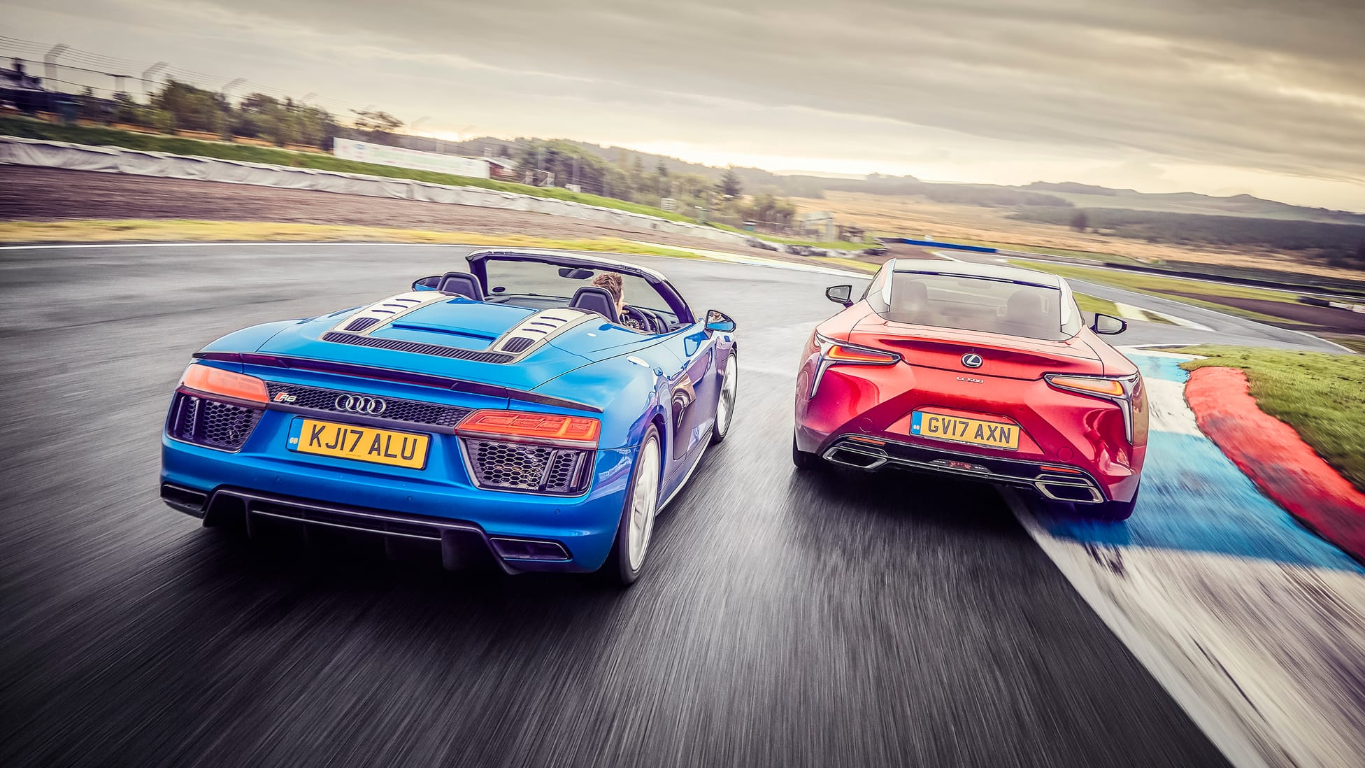 Speed Week 2017: R8 Plus Spyder vs Lexus LC500 | Top Gear