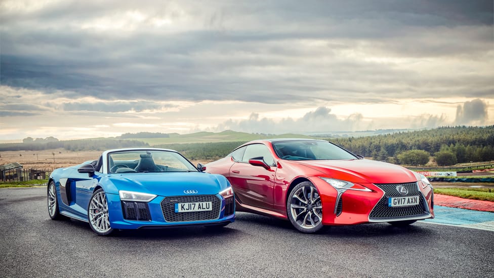 Speed Week 2017: R8 Plus Spyder vs Lexus LC500 | Top Gear