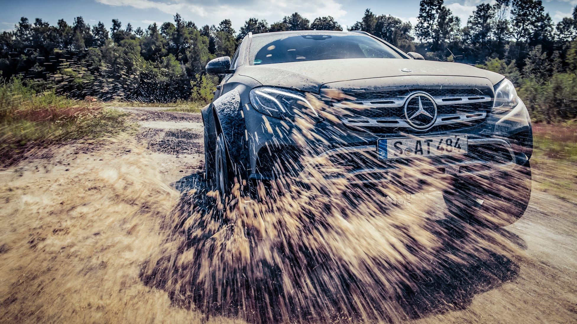 Off-roading in Mercedes' crazy E-Class 4x4² | Top Gear
