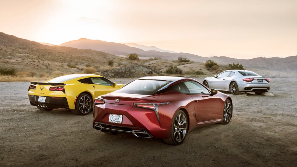 V8 club: Lexus LC500 vs GranTurismo vs Corvette | Top Gear