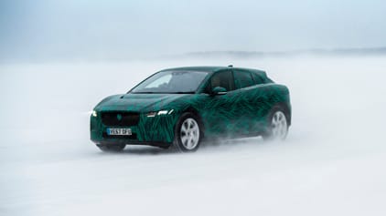 Driving the Jaguar I-Pace prototype on ice | Top Gear